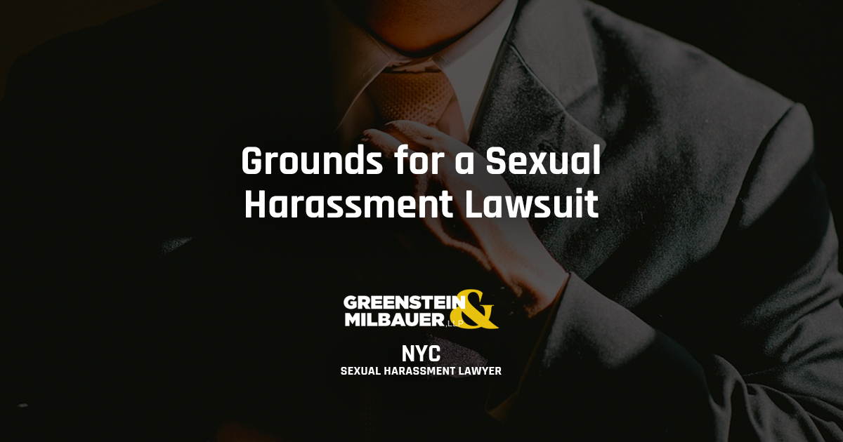 Grounds for a Sexual Harassment Lawsuit | DON'T BE A VICTIM TWICE