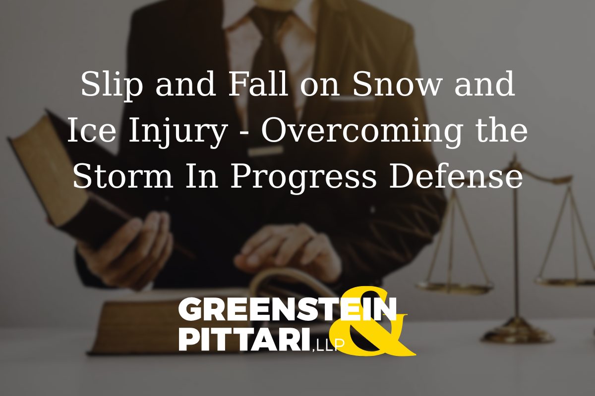 Slip and Fall on Snow and Ice Injury - Overcoming the Storm In Progress ...