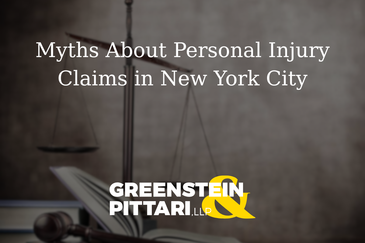 Myths About Personal Injury Claims in New York City | Greenstein ...